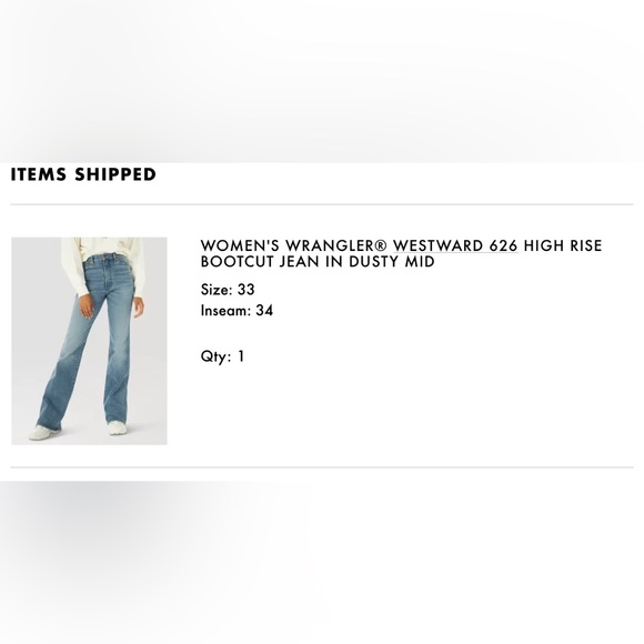 Wrangler | Jeans | Wrangler Westward 626 High Rise Bootcut Jean In ...
